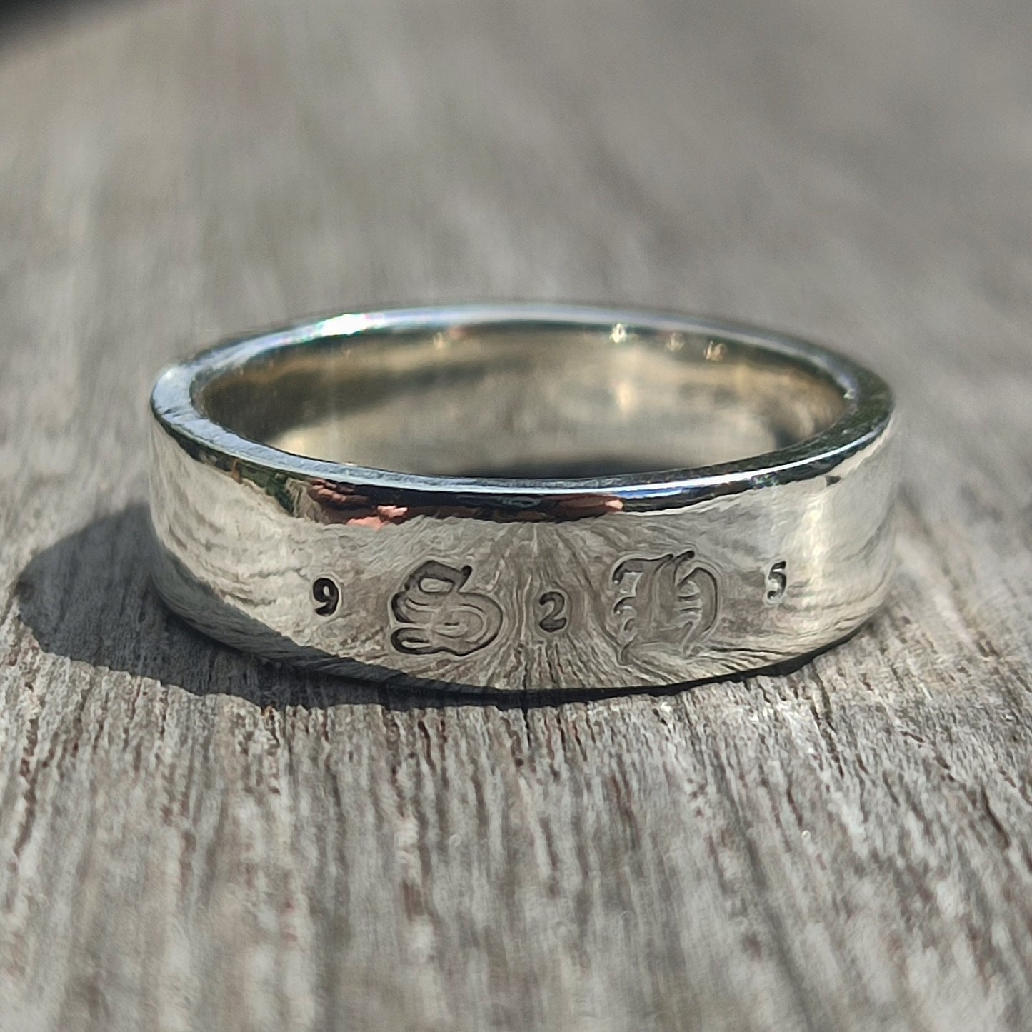 925 Silver Hallmark Ring – silverhollowjewellery